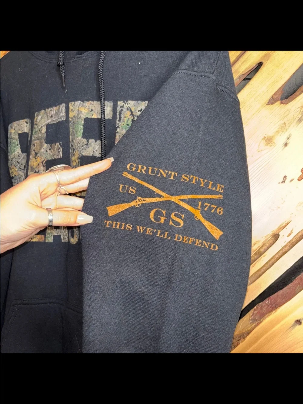 Grunt Style | Shirts | Grunt Style Beer Season Black Hooded Sweatshirt ...